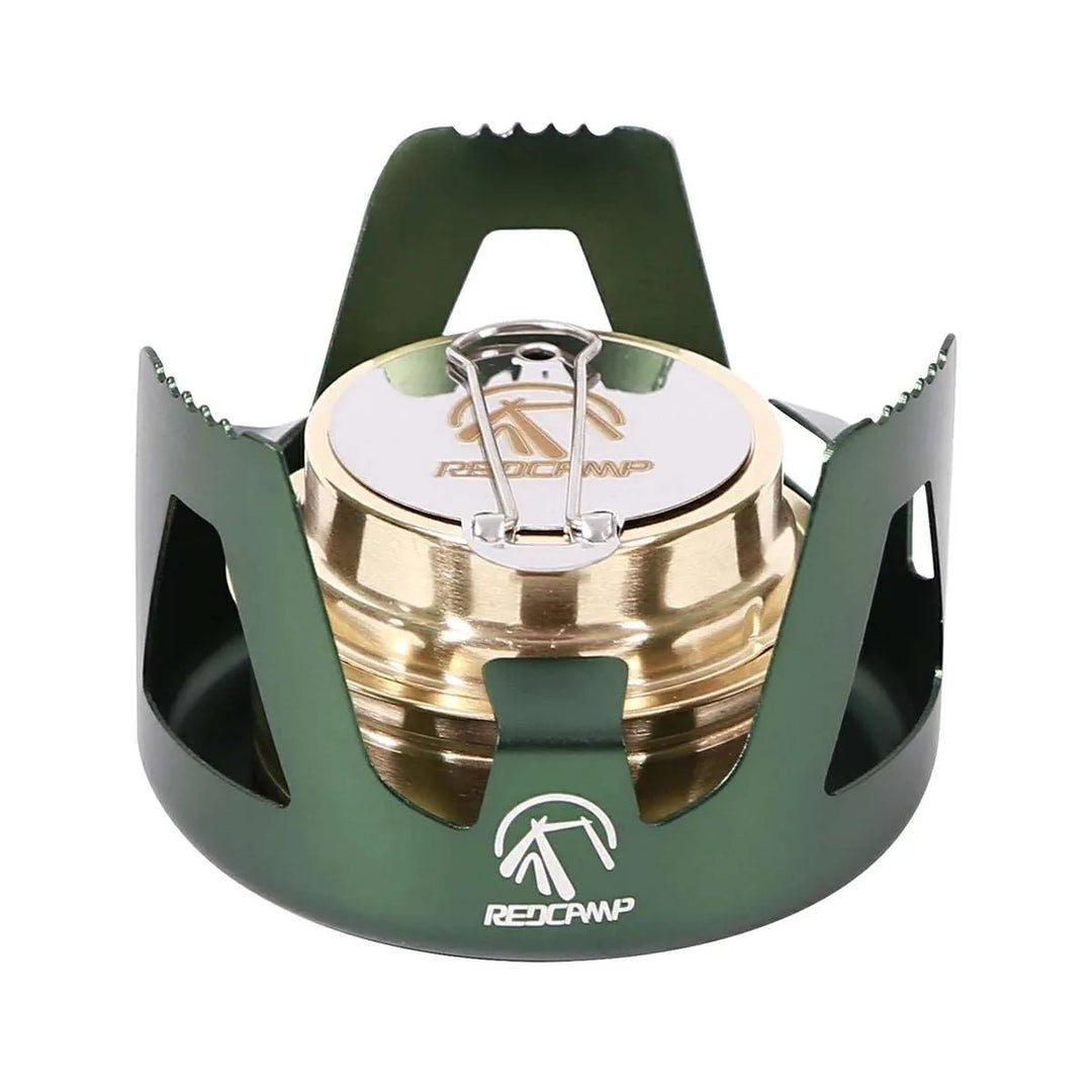 REDCAMP Mini Alcohol Stove with Aluminium Stand for Backpacking – Redcamp