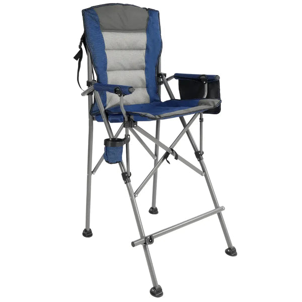 Extra Tall Folding Chair, Bar Height Foldable Director Chairs for Adul ...